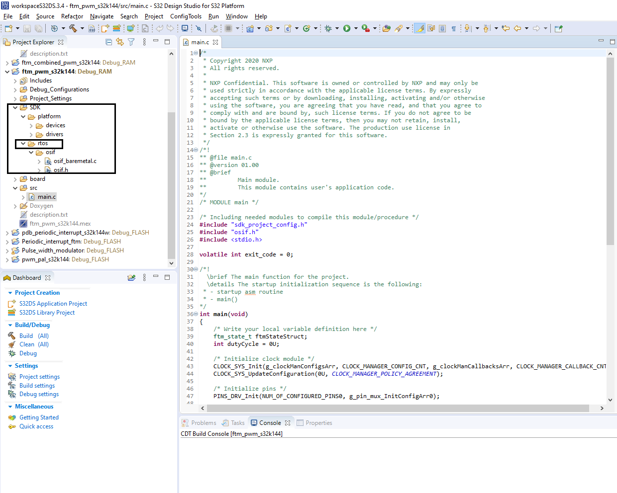 Solved How To Add Rtos Folder In Sdk Nxp Community
