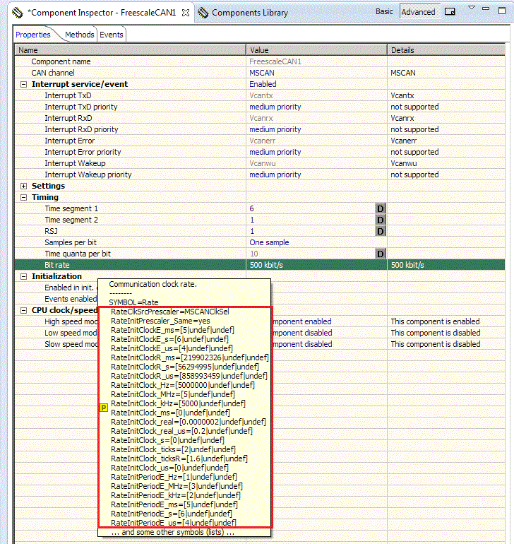 How to access symbols in Component Development Environment driver code ...