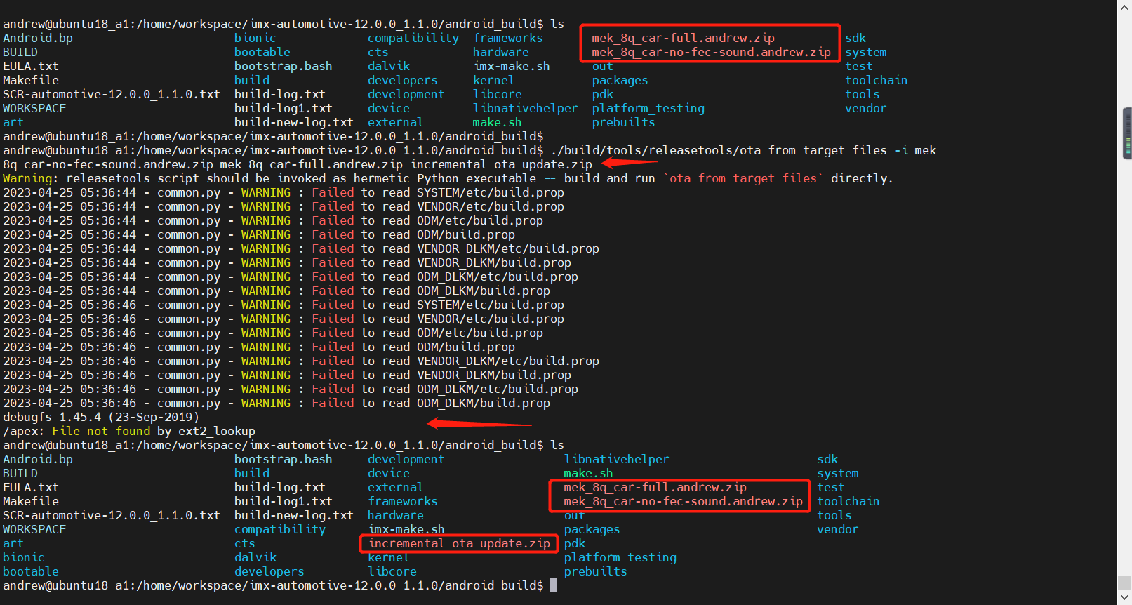 i.MX8QXP OTA incremental upgrade failed - NXP Community