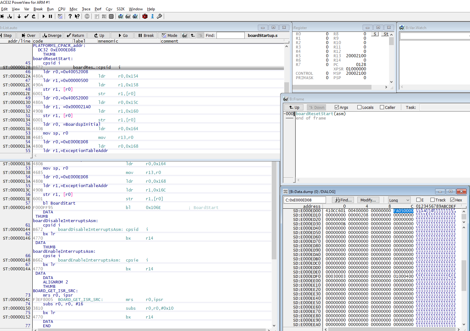 Solved: Using trace32 debugging S32K116's issue - NXP Community