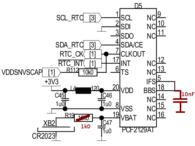 PCF2129 oscillator stops - NXP Community