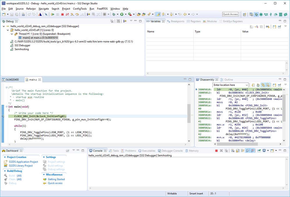 HOWTO: Start S32 Debugger from S32 Design Studio o... - NXP Community