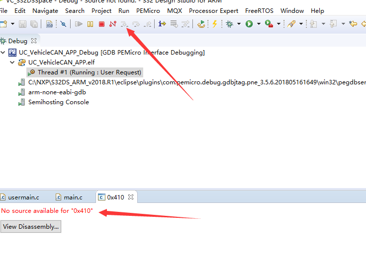 No source available for "0x410" - NXP Community