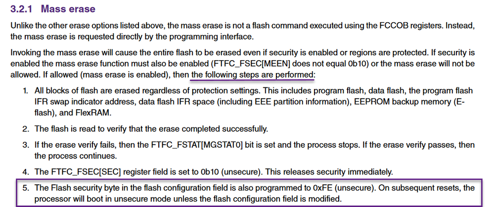 Erase all blocks - NXP Community
