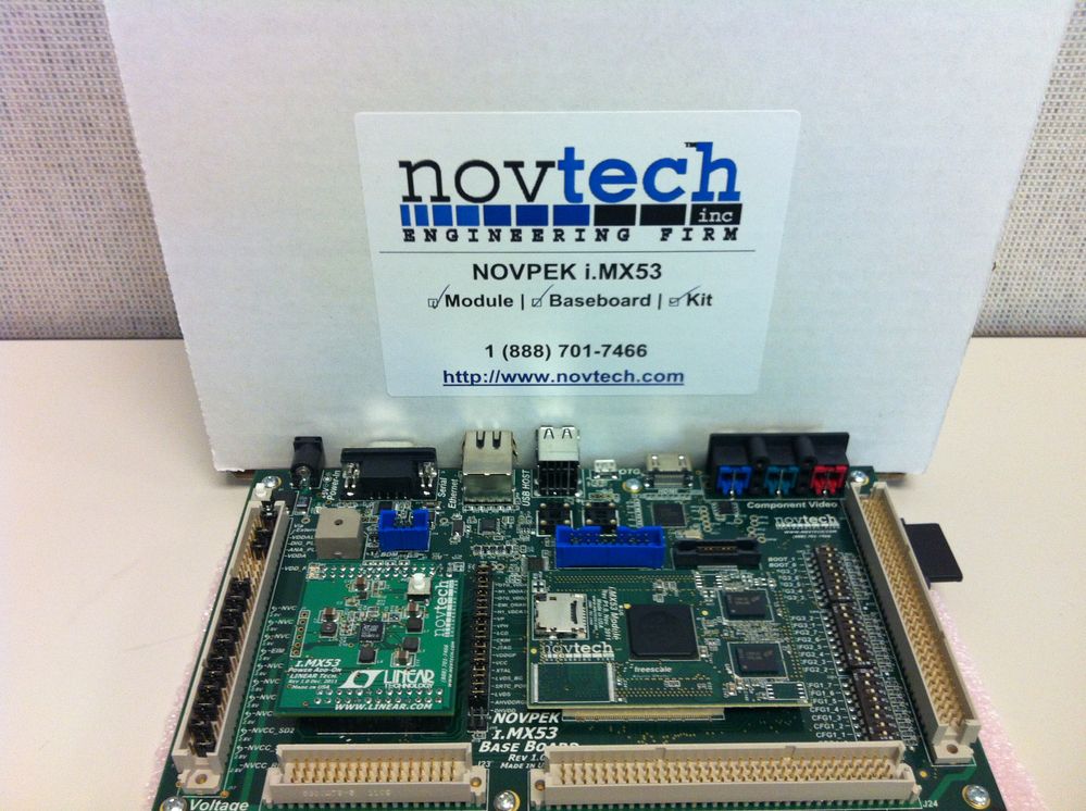 Available Immediately - i.MX53 Development Board available from NovTech ...