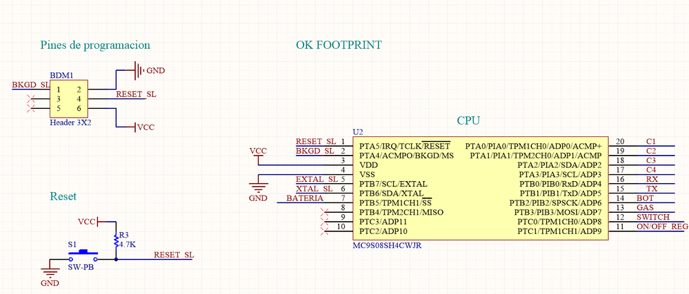 PE multilink Universal short TVCC to GND in port C BDM, need some help ...