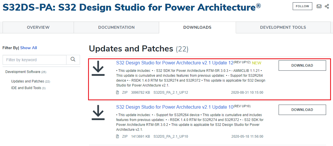 S32 Design Studio for Power Architecture v2.1 Update 12 available ...