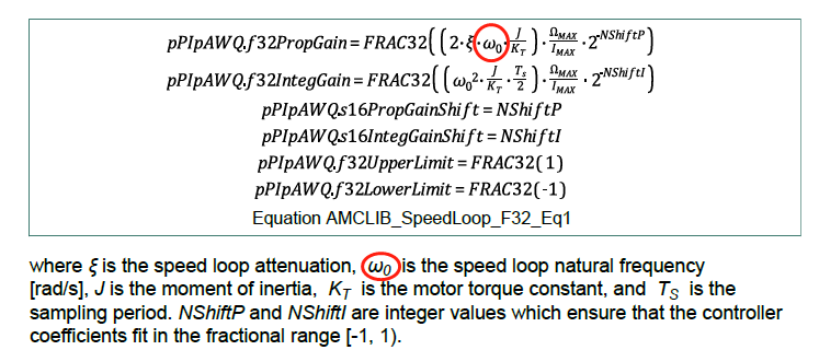 how to select the bandwidth of the speed loop and the PLL - NXP Community
