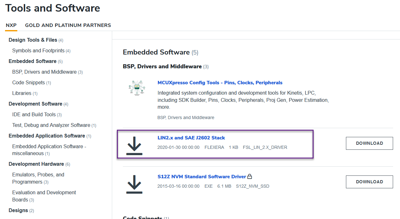 LIN Example Code - NXP Community
