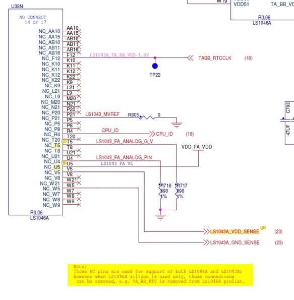 [LS1046A] Inquiries regarding pin termination - NXP Community