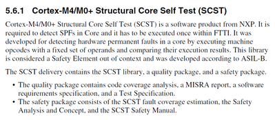 S32K146 Cortex-M4/M0+ Structural Core Self Test (SCST) - NXP Community