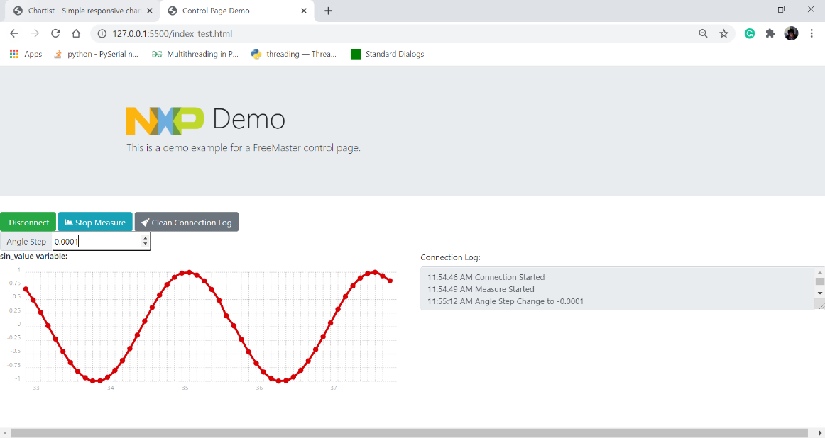 Implementing a Control HTML Page with FreeMaster and JSON-RPC API - NXP ...