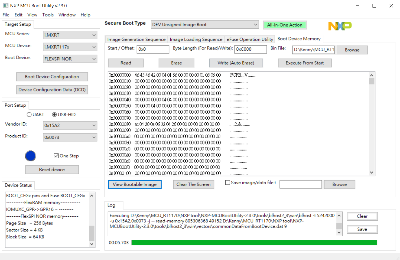 Solved: Contents in the QSPI NOR FLASH changed after Reset device in Boot Utility v2.3 - NXP ...