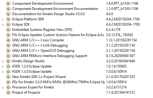 Kinetis SDK Not appearing in Kinetis Design Studio... - NXP Community