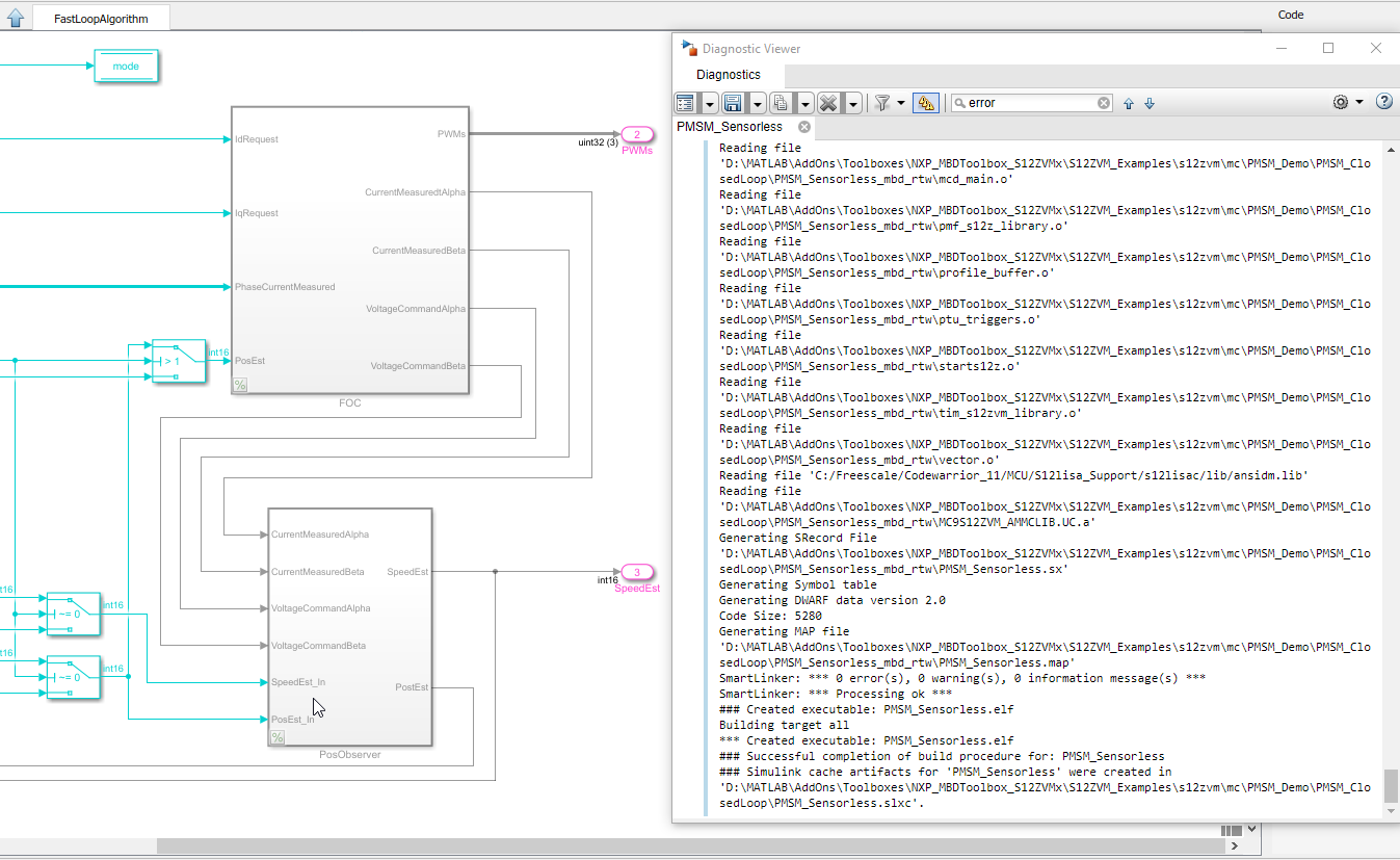 [S12Z Toolbox version 1.4] Example model causes matlab crash - NXP ...