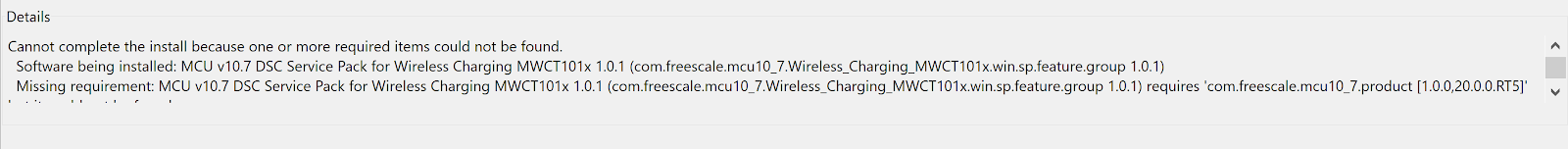 WCT-15W1CFFPD Codewarrior v11.1 software issue - NXP Community