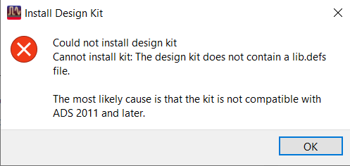 SimKit 5.2 for use in ADS2021 on Windows doesn't seem to have lib.defs ...