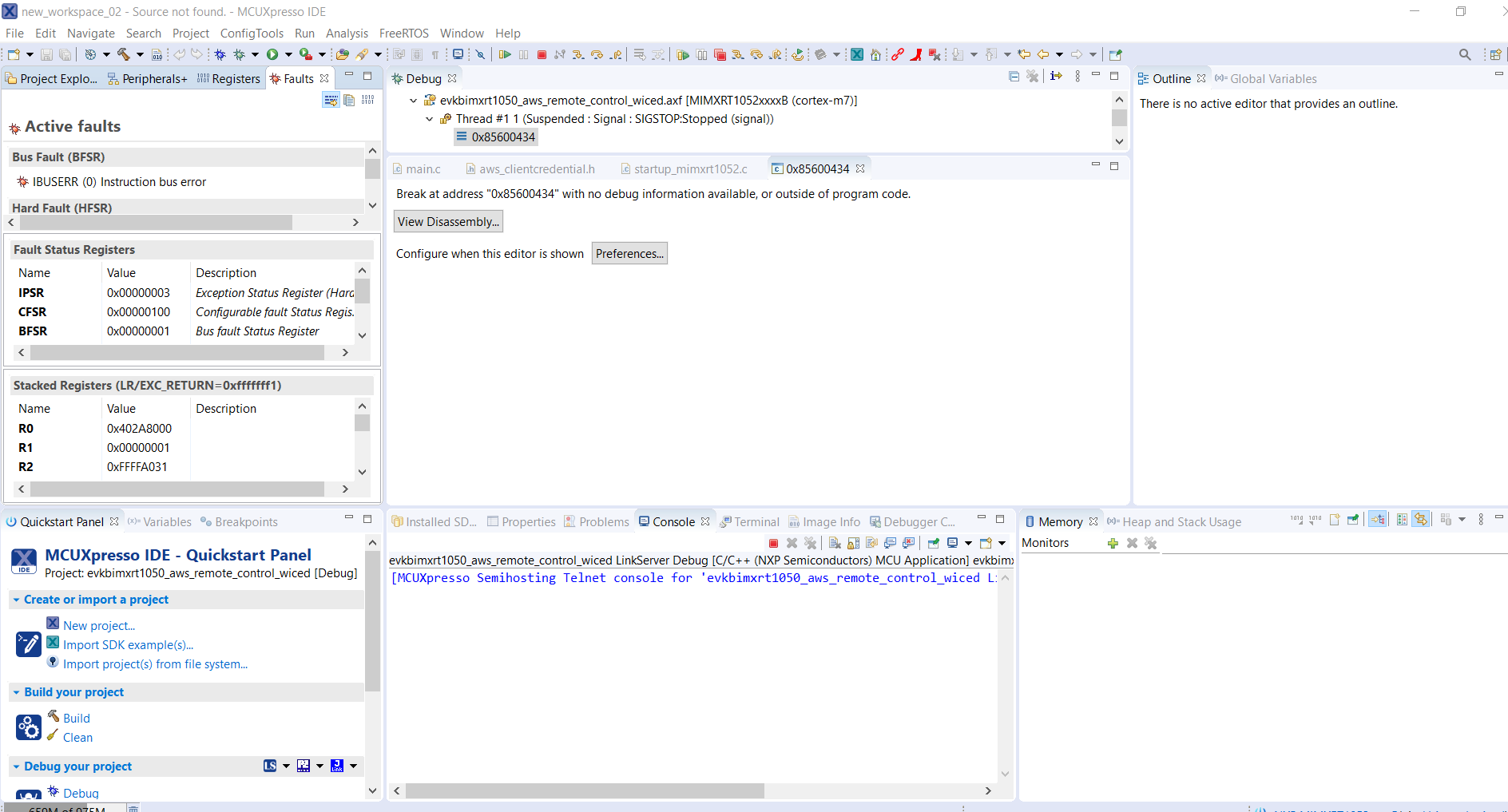 Solved: How to setup 1050RT-EVKB for FreeRTOS / AWS - NXP Community