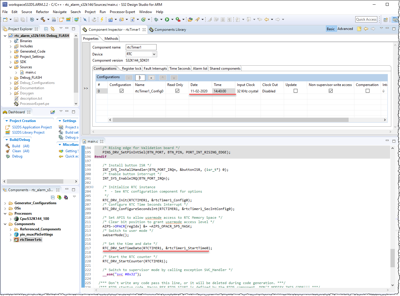 Solved: How to obtain system time for S32K1xx - NXP Community