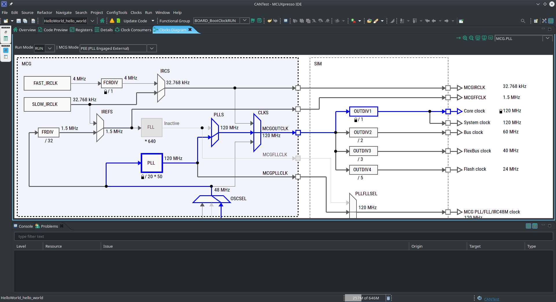 Solved: hello world example gets stuck - NXP Community