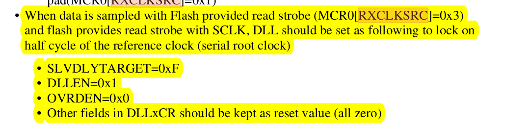 Observing half clock when accessing Quad SPI and Octal SPI memories in ...
