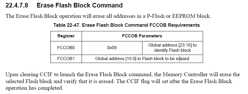 Flash & EEPROM erase block - NXP Community