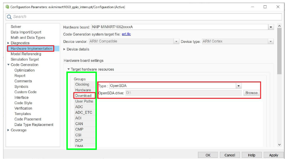 Solved: Cannot run i.MXRT1060 examples from the NXP MBDToolbox ...