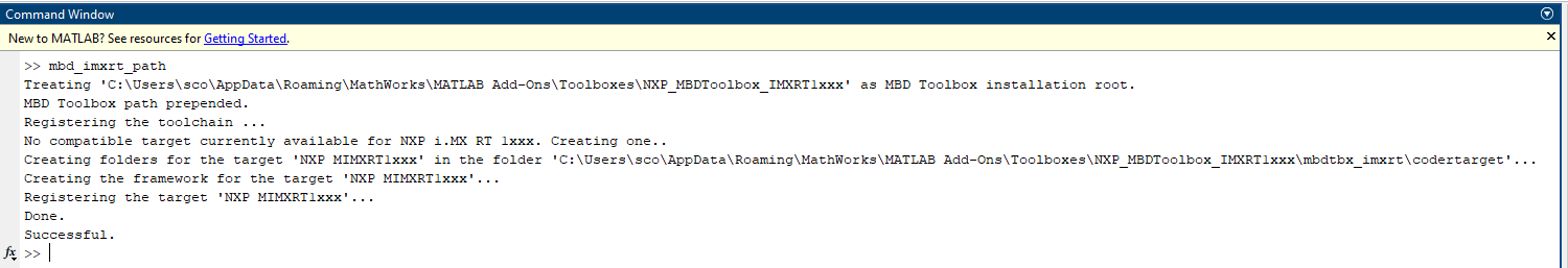 Solved: Cannot run i.MXRT1060 examples from the NXP MBDToolbox ...