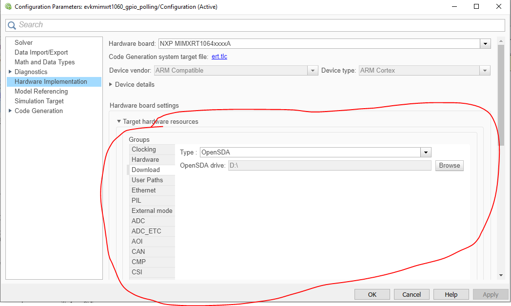 Solved: Cannot run i.MXRT1060 examples from the NXP MBDToolbox ...
