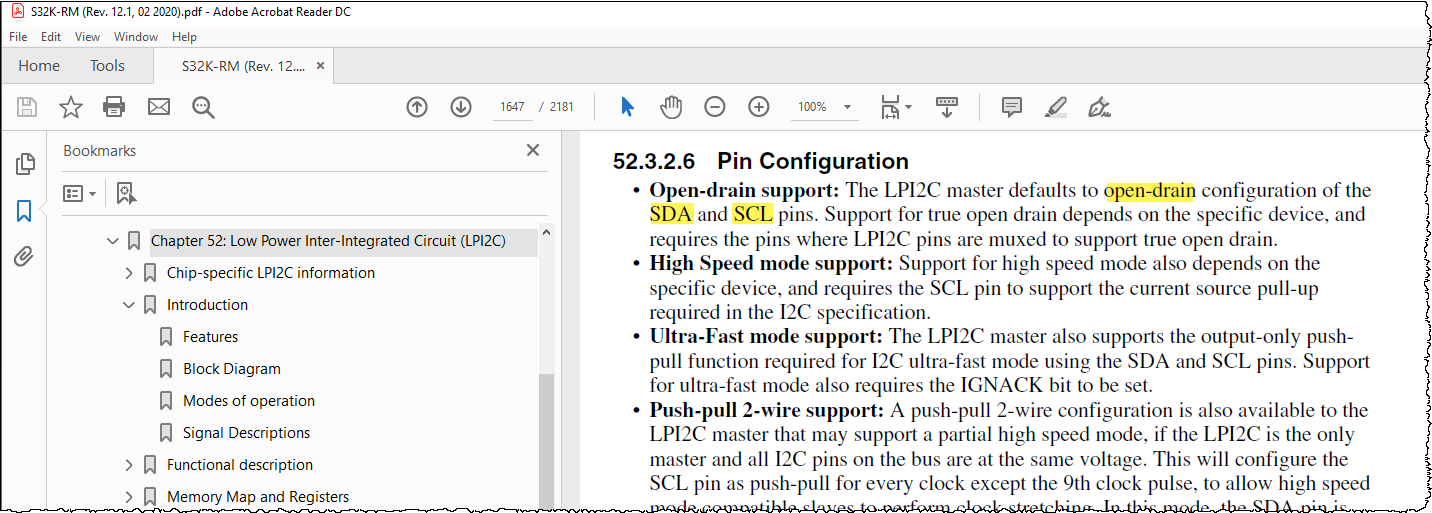 Solved: S32k144 can not see any scope in I2c routine PTA2,PTA3. - NXP Community