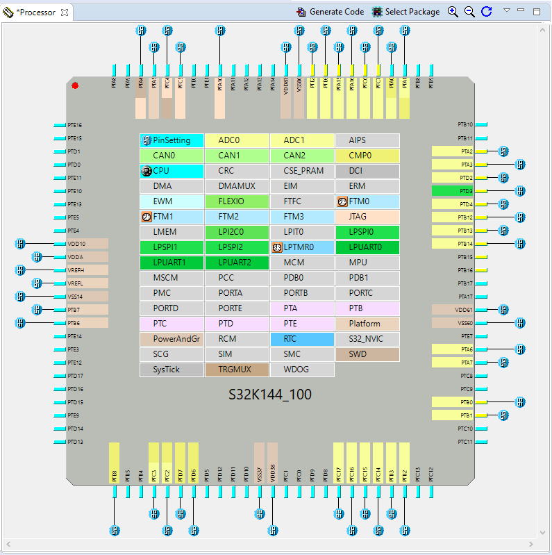 Flashing/blinking yellow color on processor pins: What does it mean ...