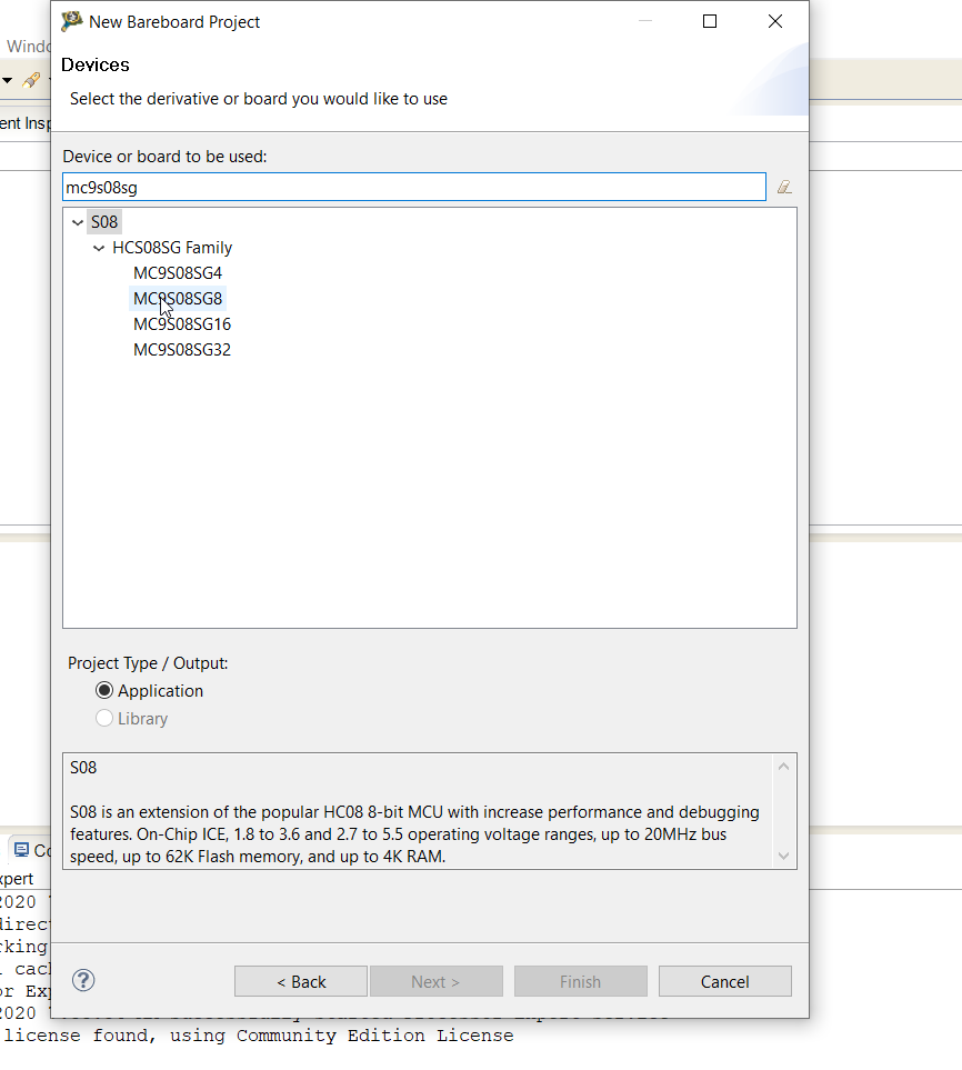 Solved: Does CodeWarrior 11 support MC9S08SG8? - NXP Community