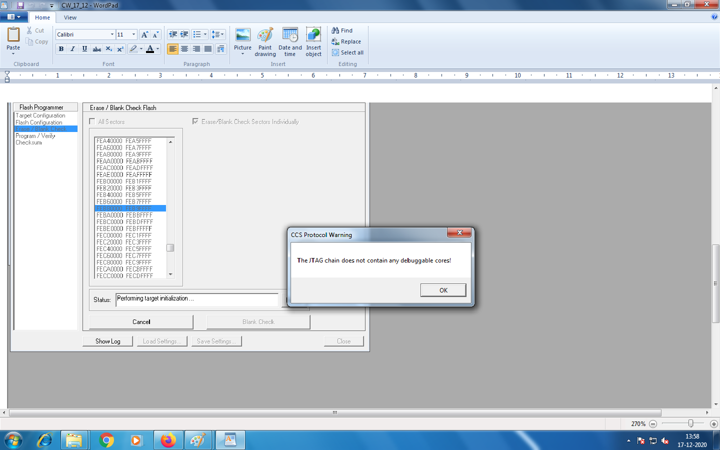 Solved: Code Warrior Ethernet Tap (PartNo: CWH-CTP-COP-YE) showing ...