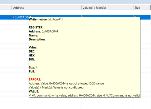 Solved: IMXRT1064 DCD address range invalid - NXP Community