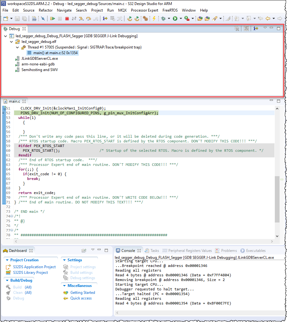 s32k stuck in default isr - NXP Community