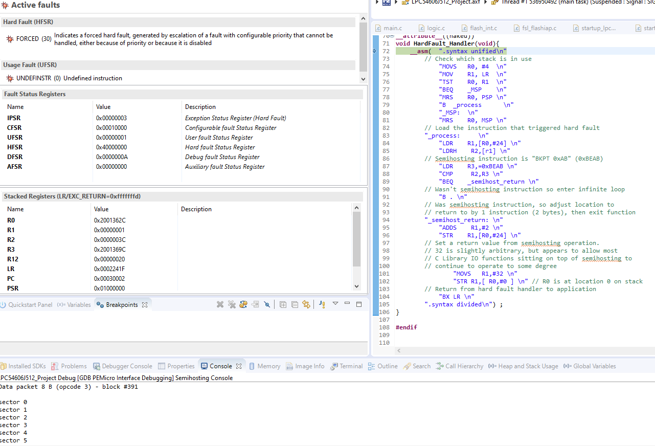 LPC54606 FLASHIAP - FreeRtos - NXP Community