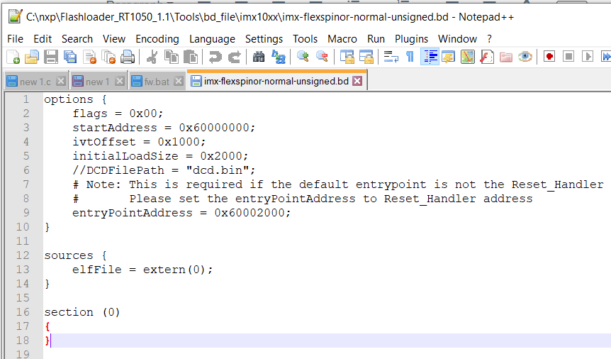 Solved: RT1050: Generate bootable image with IS25LP064A QSPI flash - NXP Community
