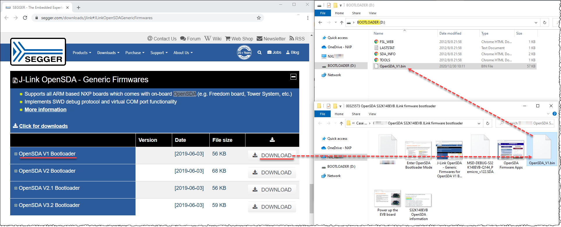 Solved: Re: S32K148EVB Dead after OpenSDA Update. Need help to recover ...