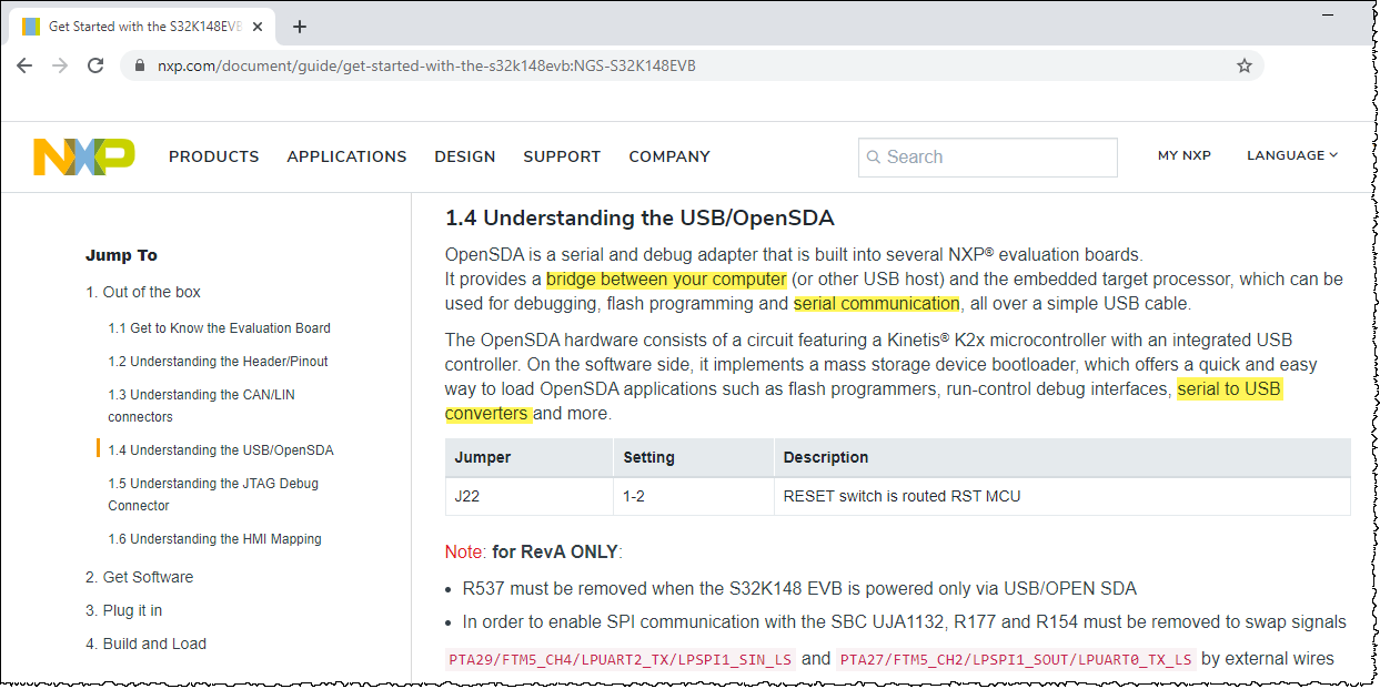 Solved: S32K148EVB Dead after OpenSDA Update. Need help to recover ...