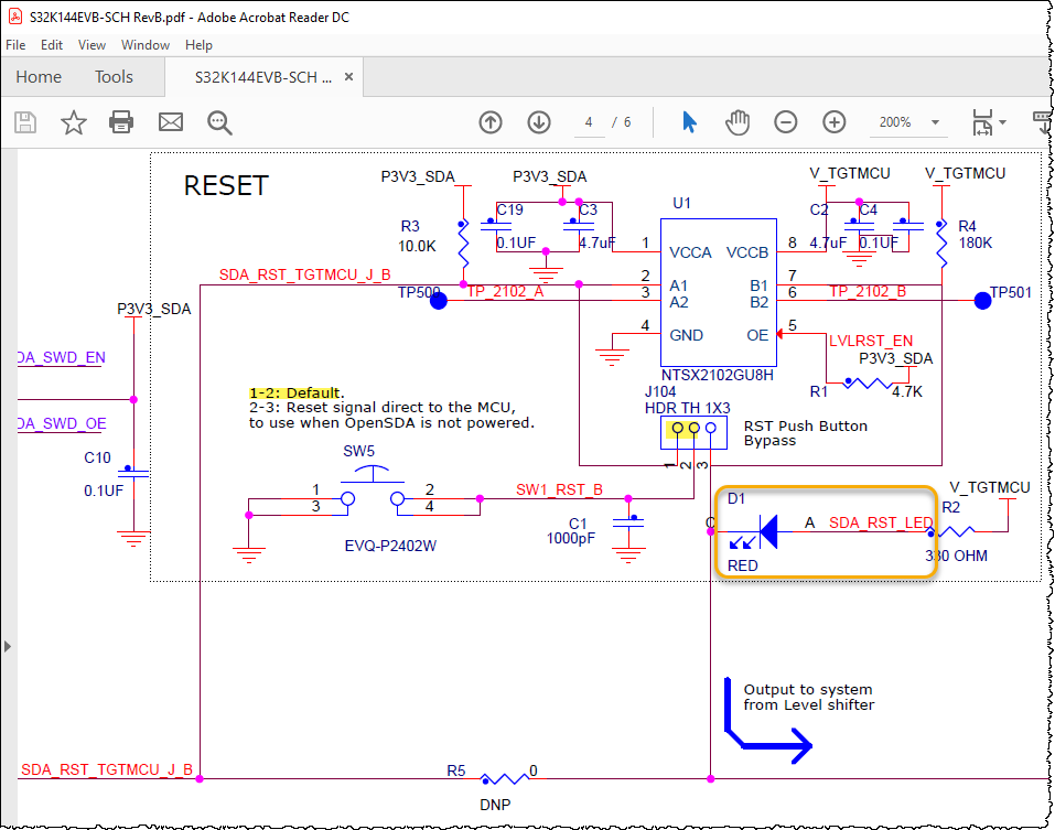 NXP S32K144 EVB Reset LED continuously ON - NXP Community