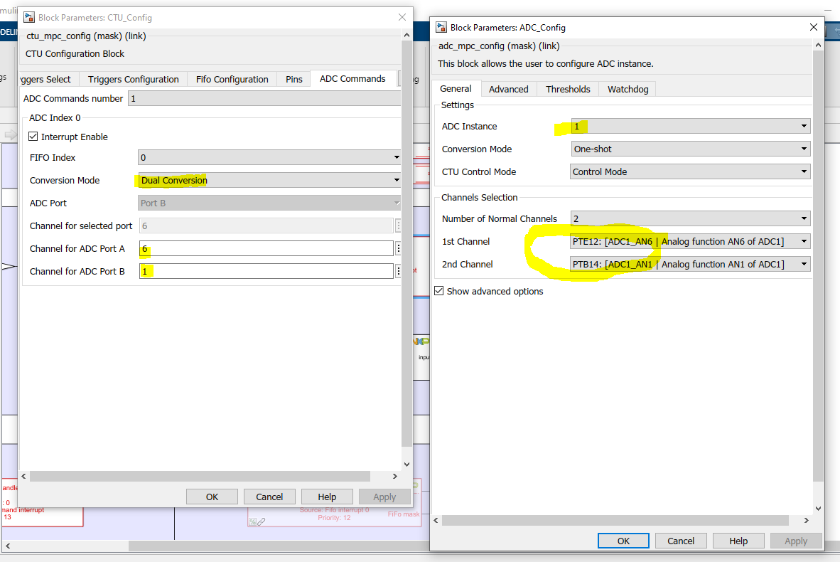 MPC5744P Synchronize simultaneous ADC channels with sine wave trigger - NXP Community