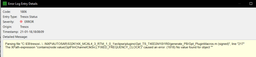S32K118 Gpt and Wdg MCAL configuration - NXP Community