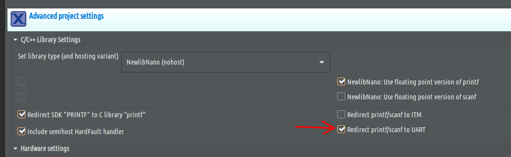 Solved: How do I "connect" printf with a specific UART? - NXP Community