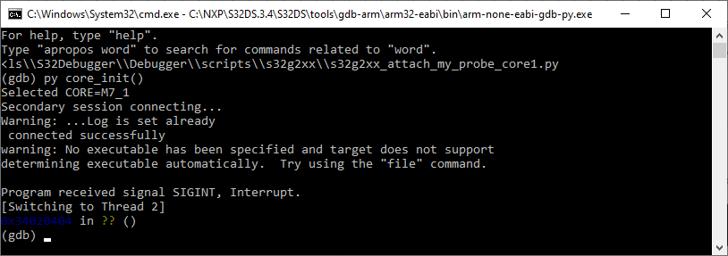 HOWTO: Command Line GDB Debugging with S32 Debug Probe for S32G2xx ...