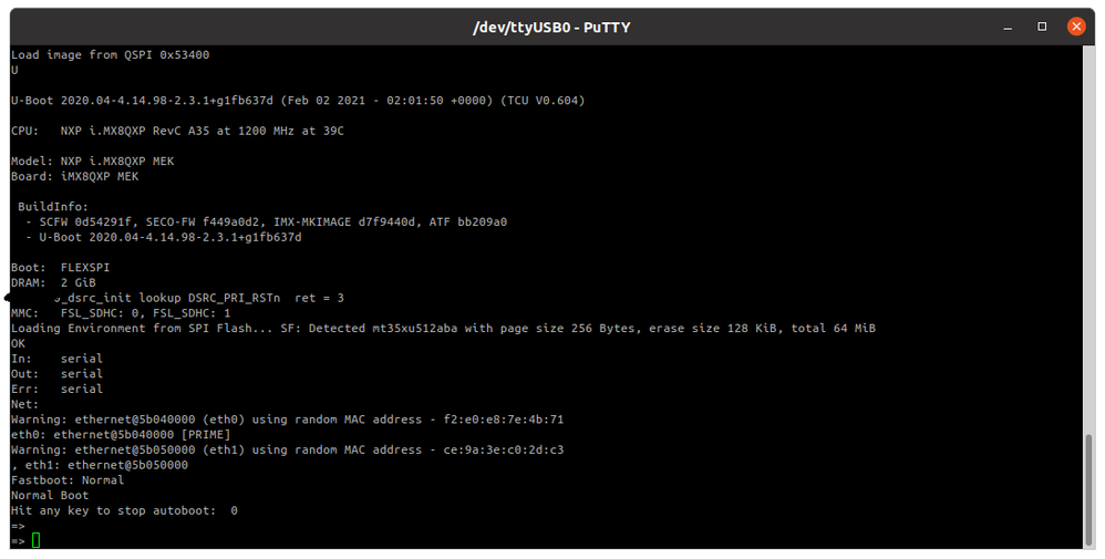 imx8qxp uboot202004 - NXP Community