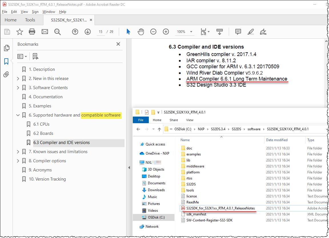 ARM compiler V5 with S32K144 - NXP Community