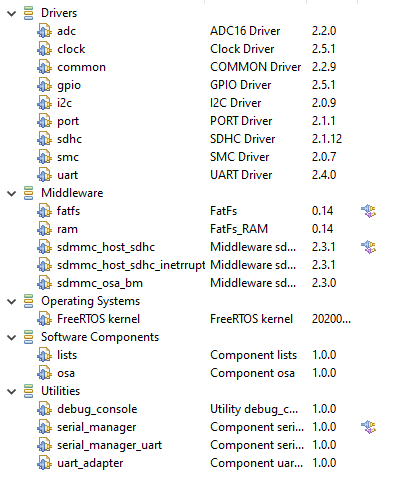 Solved: Unable to build project with FreeRTOS, FatFS and sdmmc_host support for FRDM-K64F - NXP ...