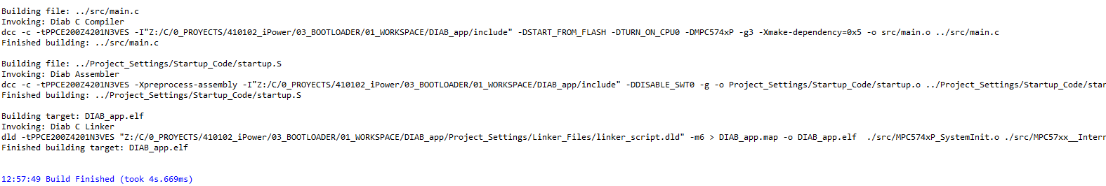 Solved: DIAB generate binary - NXP Community