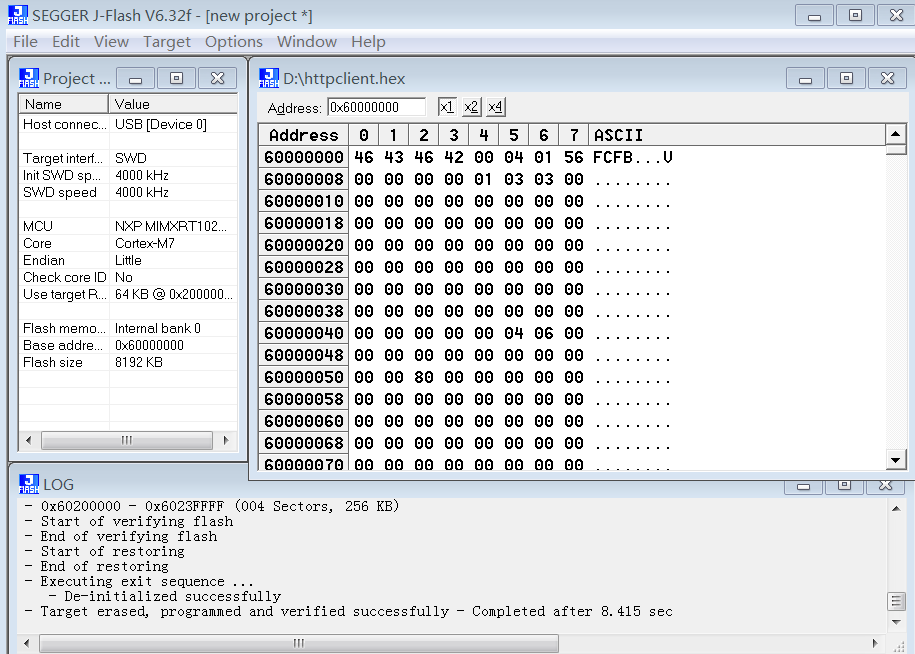 Re: J-Flash download rt1021 program problem - NXP Community
