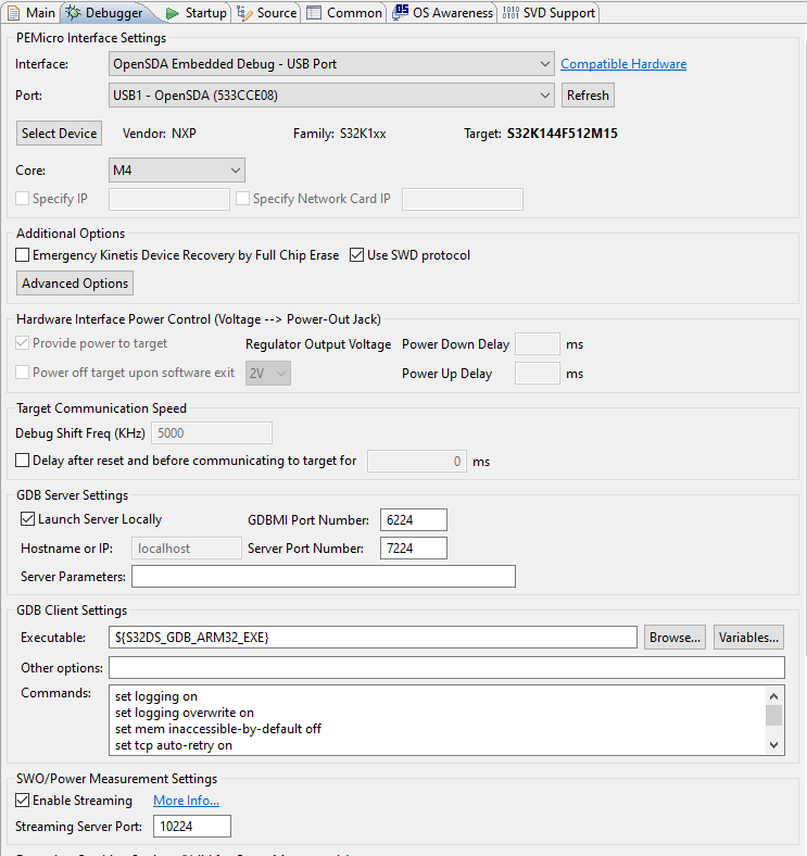 Unable to debug S32K144 with OpenSDA - NXP Community